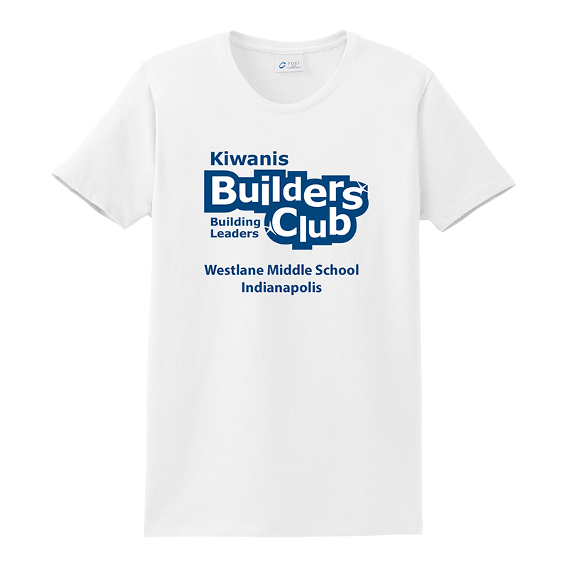 BUILDER'S CLUB T SHIRT WITH CLUB NAME | Kiwanis Family Products